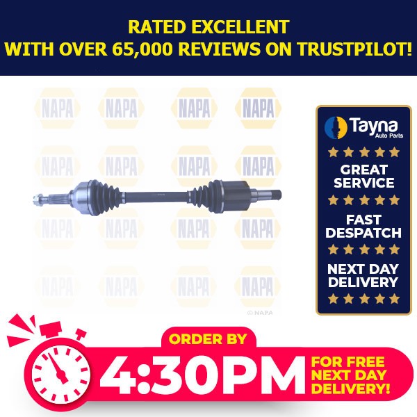 Drive Shaft Fits Ford TRANSIT 2.2d Front Left 11 to 16 Driveshaft NAPA ...
