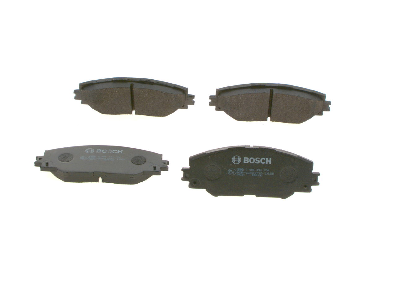 Brake Pads Set fits TOYOTA RAV4 2.0 Front 06 to 18 Bosch 0446502230 ...