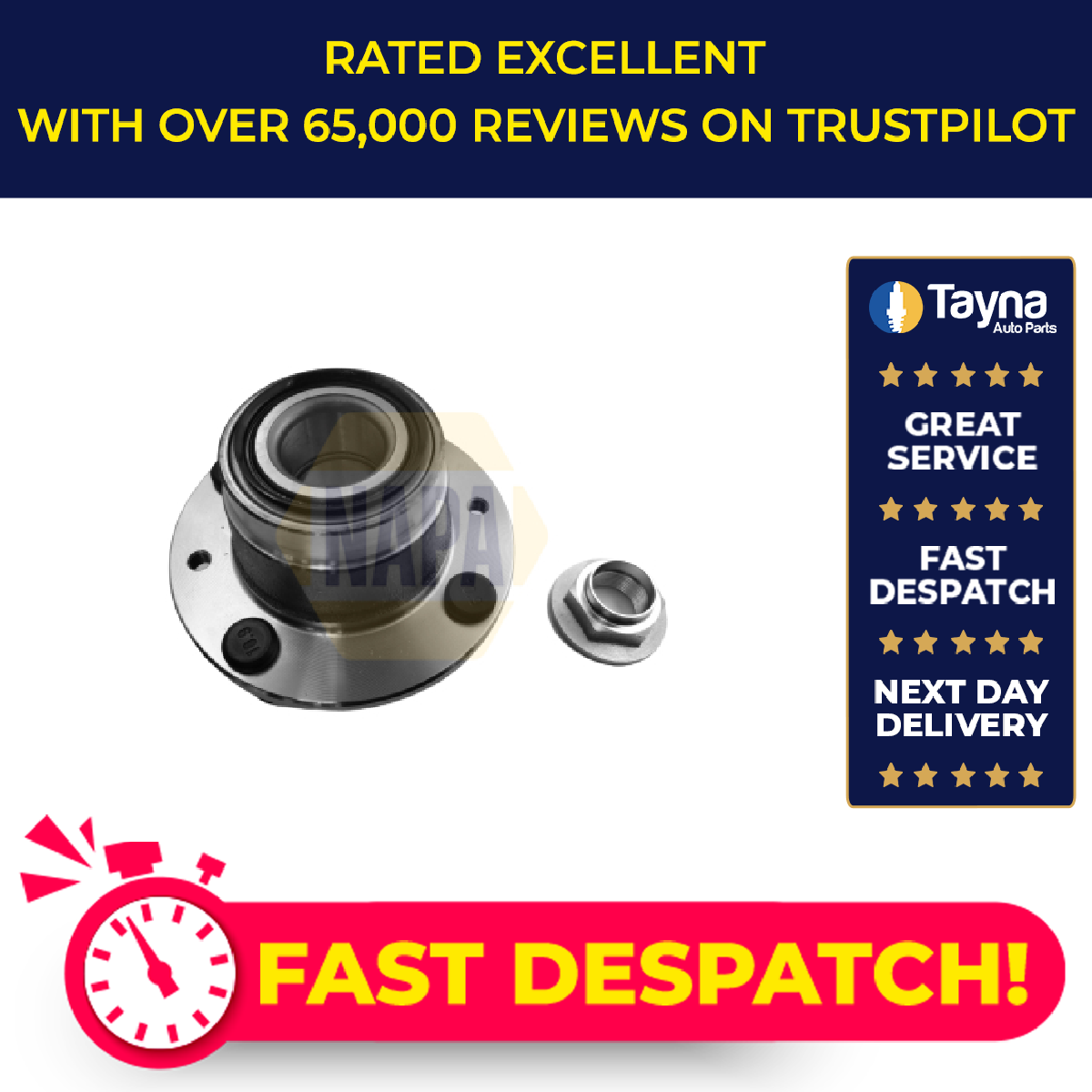 Wheel Bearing Kit fits MAZDA 323 Mk5, Mk6 1.5 Rear 94 to 01 NAPA ...