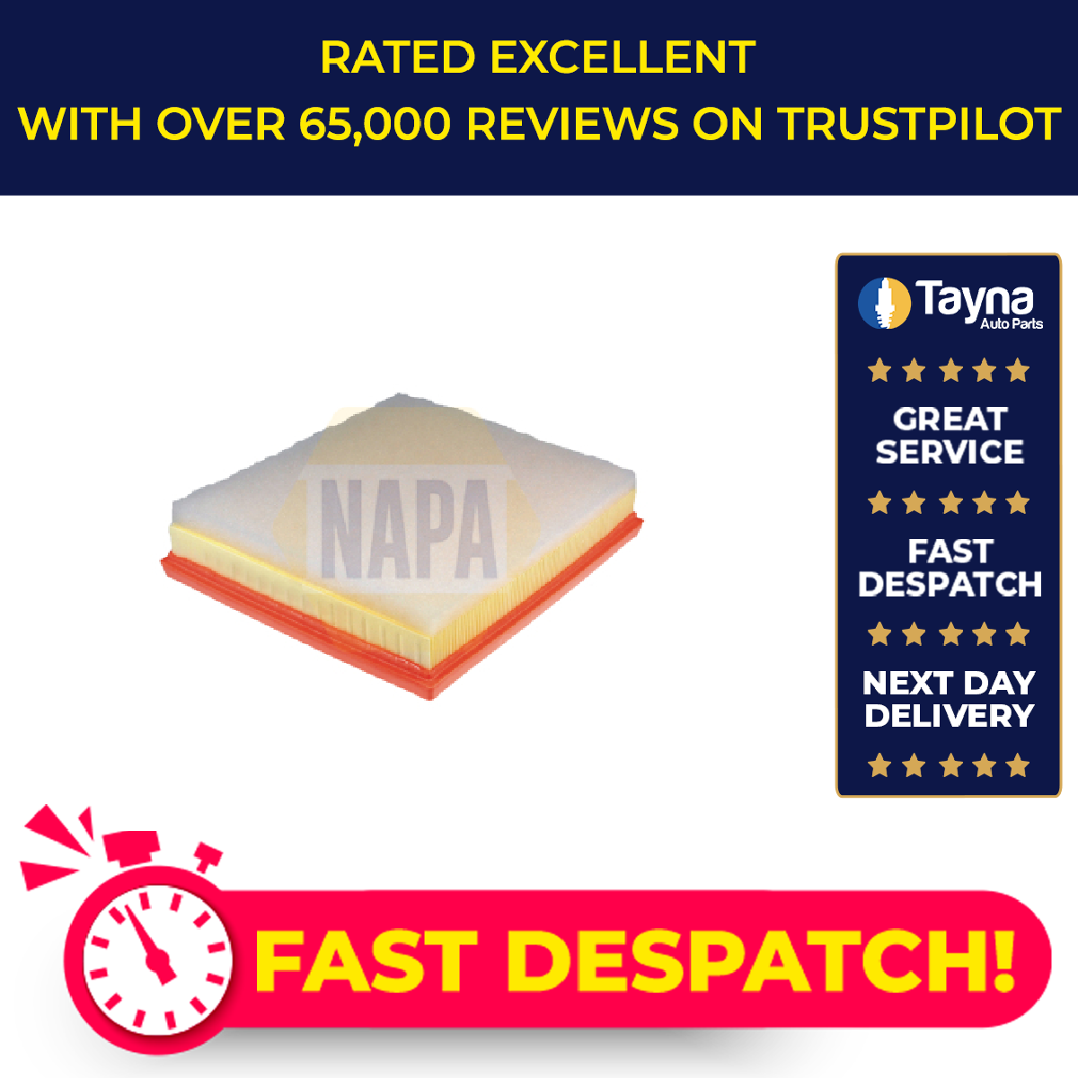 Air Filter fits DS NAPA Genuine Top Quality Guaranteed New | eBay UK