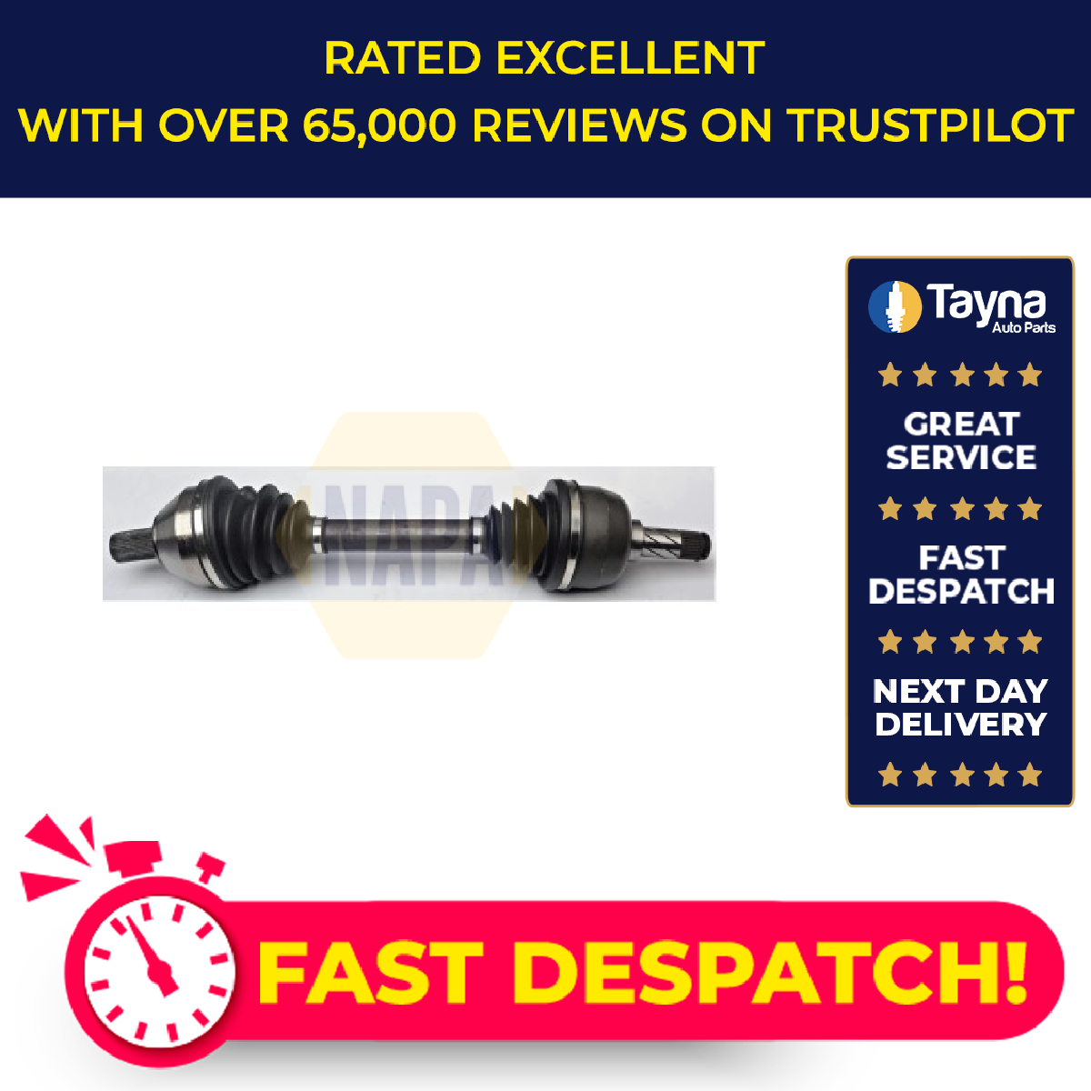 Drive Shaft fits VOLVO S60 Mk2 2.0D Front Left 10 to 15 Manual ...