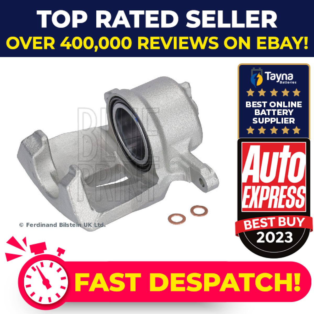 Brake Caliper fits TOYOTA RAV4 2.0 Front Left 2012 on Blue Print ...