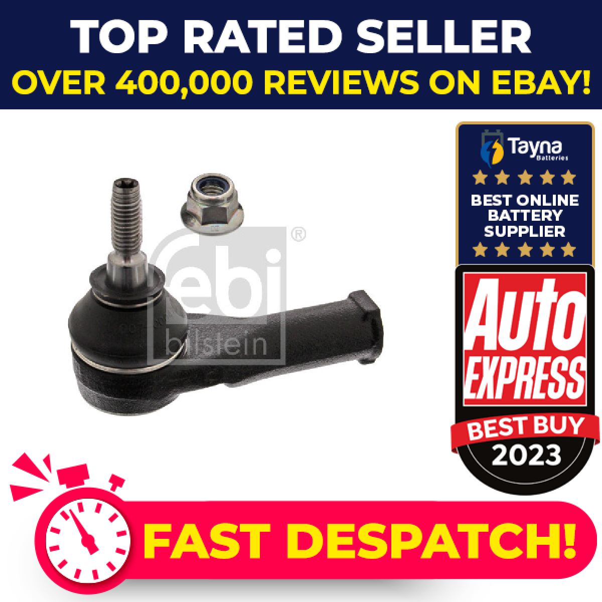 Tie / Track Rod End fits FORD MONDEO Mk3 TDCi 2.2D Left or Right 04 to ...