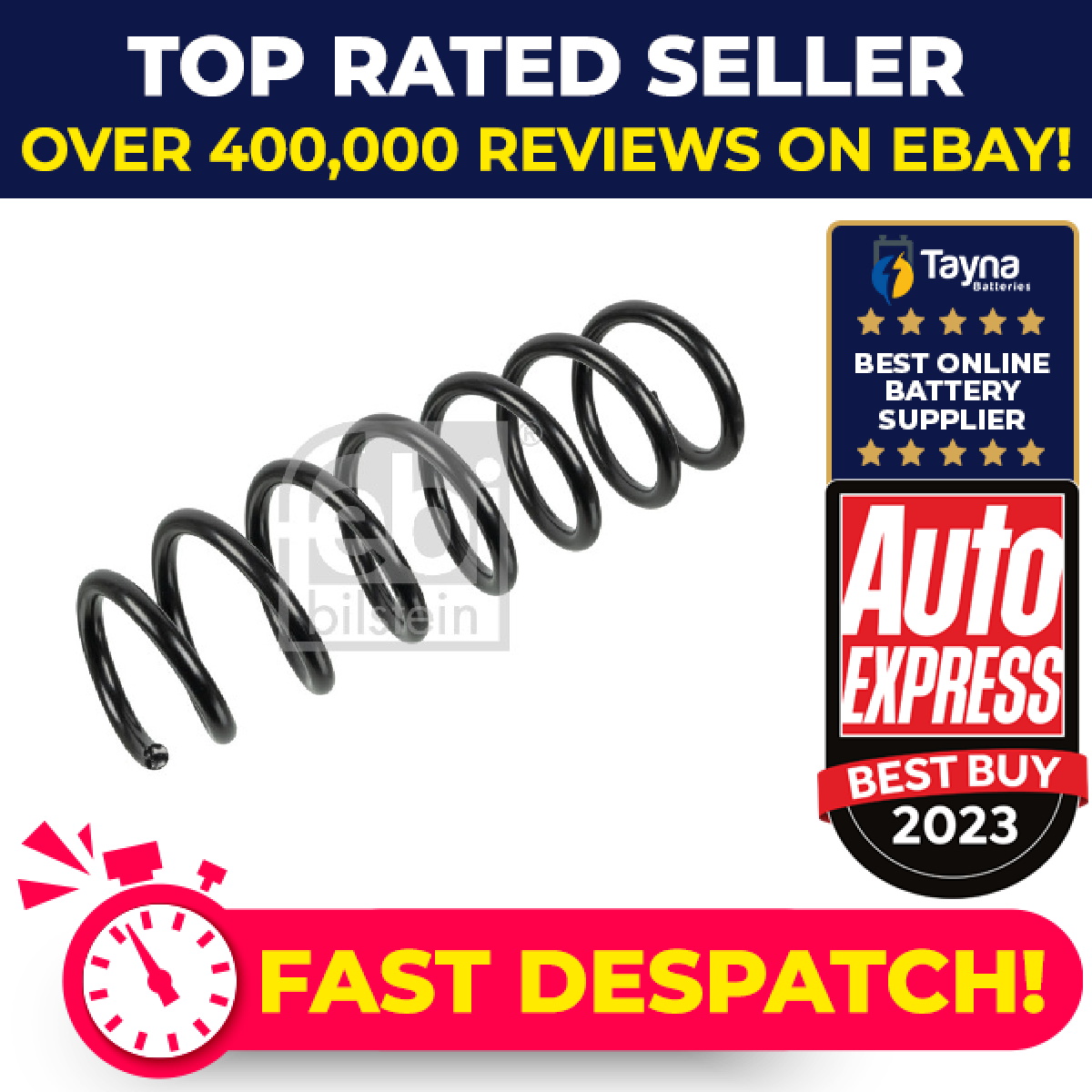 Coil Spring fits BMW 530 F10 3.0 Front 10 to 13 N52B30AF Suspension ...