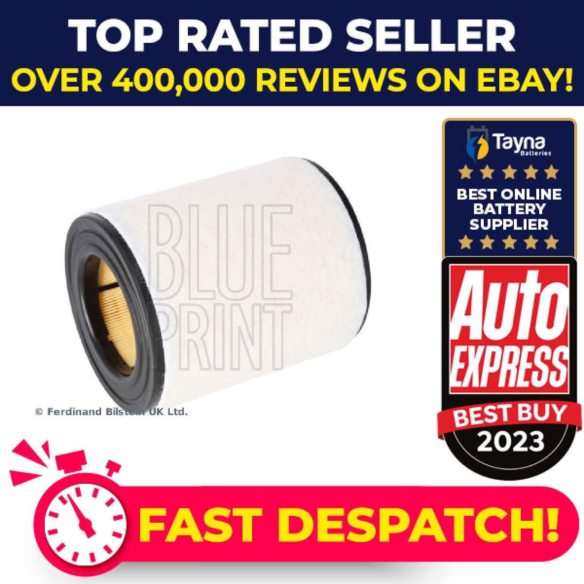 Air Filter fits AUDI A7 4G 2.8 10 to 18 Blue Print 4G0133843 4GD133843 ...
