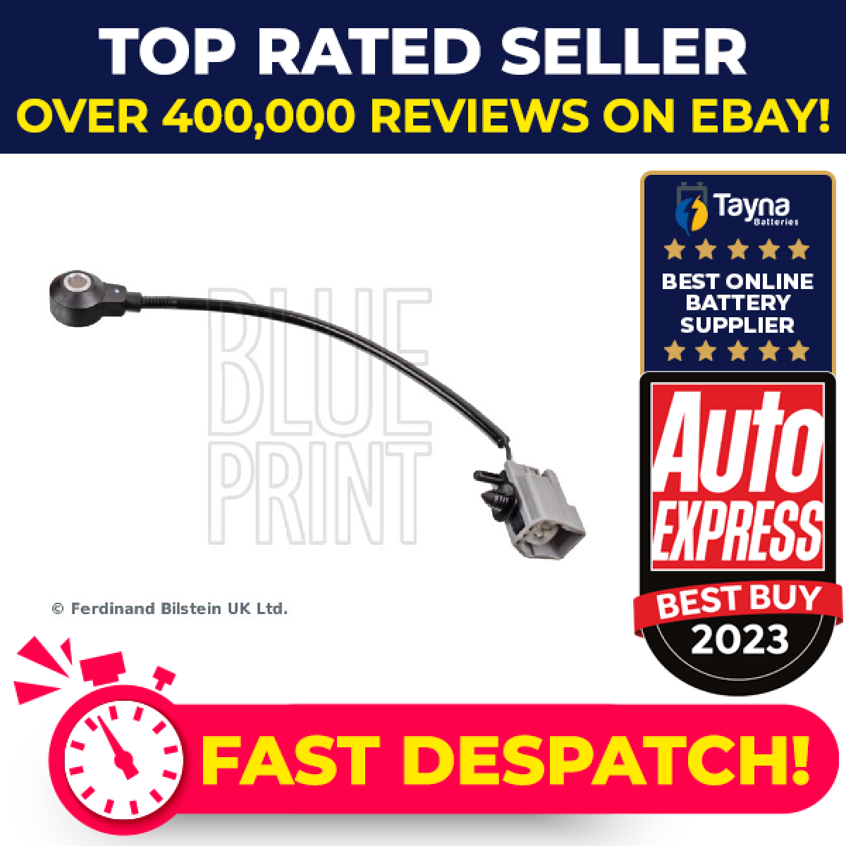 Knock Sensor fits RANGE ROVER EVOQUE L538 2.0 11 to 19 Blue Print ...